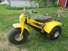 1982 YELLOW 125 YAMAHA THREE WHEELER. HAS BRAND NEW TIRES, USED TO RIDE ...