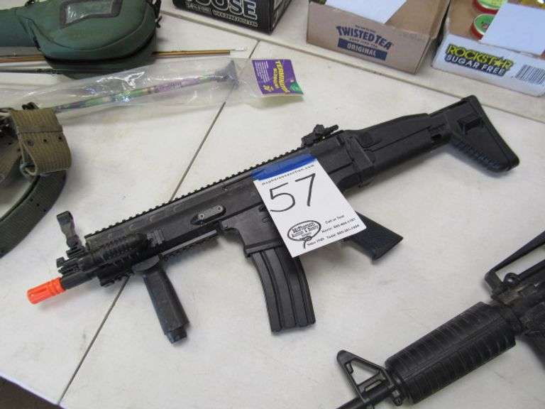 FN Herstal Belgium FN SCAR-L Cal .6mm Replica Rubber Semi/Auto Gun ...