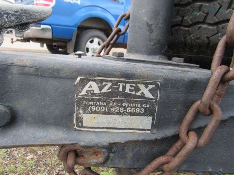 2001 AZ-TEX ENCLOSED TRAILER - 61" wide on the outside x 8' long on the outside (92" inside ...