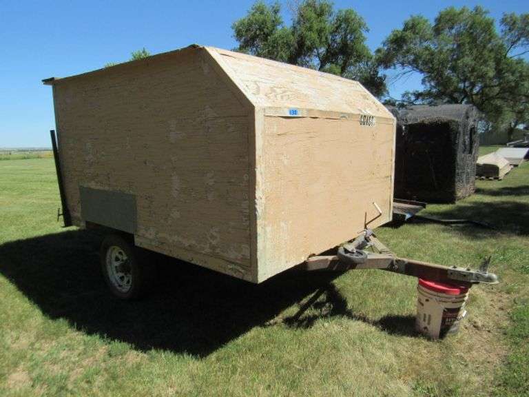 HOMEMADE CARGO / TOOL TRAILER - SINGLE AXLE - McPherson Auction & Realty