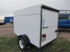 2001 AZ-TEX ENCLOSED TRAILER - 61" wide on the outside x 8' long on the ...