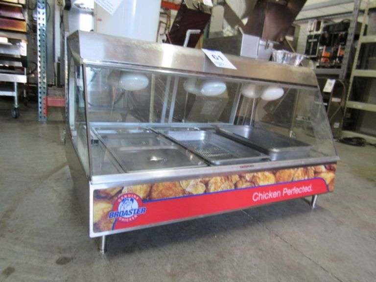 4' WIDE PERFECT HOLD BROASTER HDM-4 120/208 VOLTS SINGLE PHASE WARMING ...