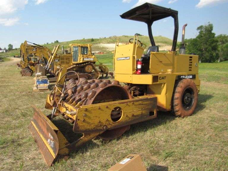 2000 CAT CS-433B SHEEPS FOOT PACKER, UNKNOWN HOURS, 79" BLADE, PERKINS ...