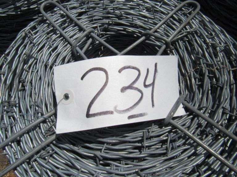 OK BRAND 2 POINT 12.5 GUAGE BARBED WIRE FULL ROLL - SELLINLG SO MUCH A ...