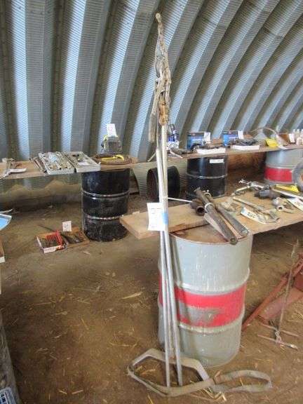 CALF PULLER WITH CABLE COMEALONG AND 2 CALF CATCHERS - McPherson ...