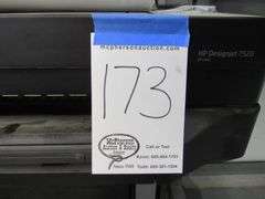 HP DESIGNJET T520 36" E PRINTER W/2 ROLLS OF 36" PAPER ALL TO GO ONE ...
