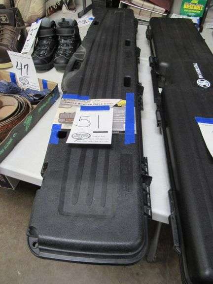 PLANO PRO MAX HARD SIDED GUN CASE 53"X12"X4" - McPherson Auction & Realty