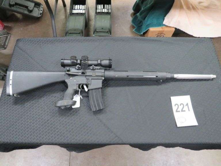 DPMS PANTHER ARMS 223/5.56 W/ATN SCOPE - McPherson Auction & Realty