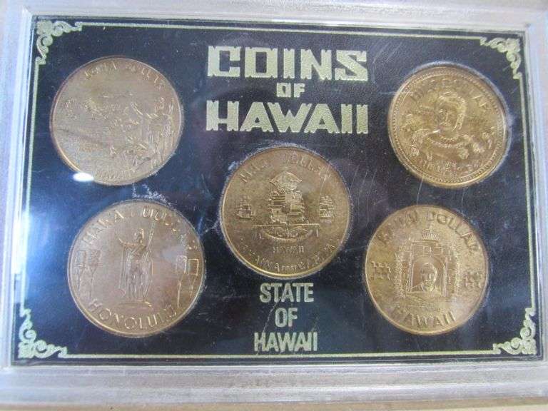 SET OF 5 COINS OF HAWAII WITH CASE - McPherson Auction & Realty