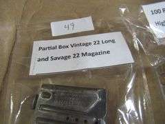 VINTAGE 22 LON AND 22 MAGAZINE, 100 ROUNDS MASTER-MAG HIGH VELOCITY 22 ...