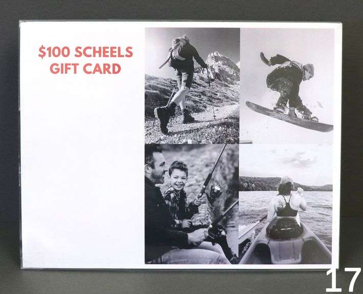 Scheels $100 gift card. Donated by Scheels, Rapid City. - McPherson ...