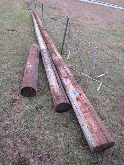 30' AND A 34' USED HIGHLINE POLE - McPherson Auction & Realty