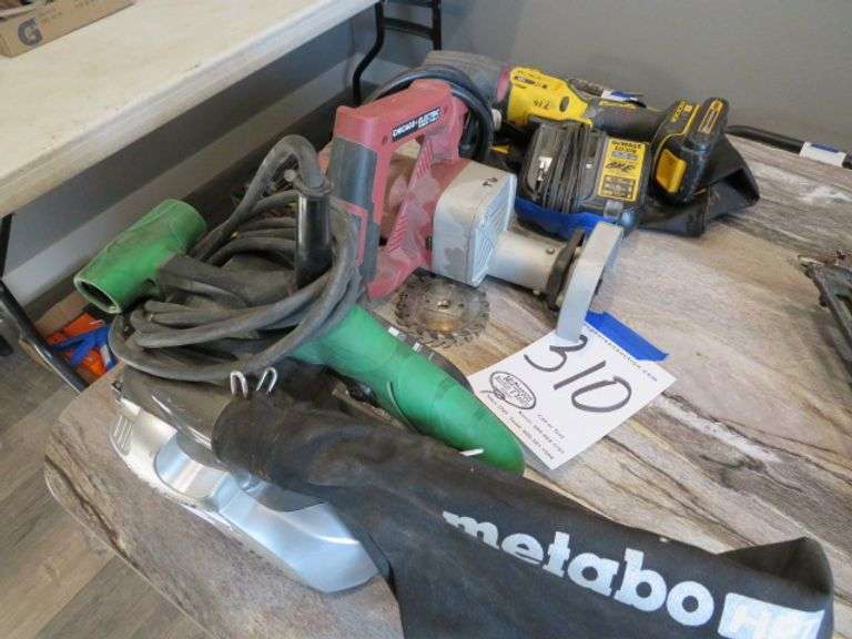 DEWALT 20V CORDLESS UTILITY SAW , CHICAGO TOE KICK SAW, AND METABO ...