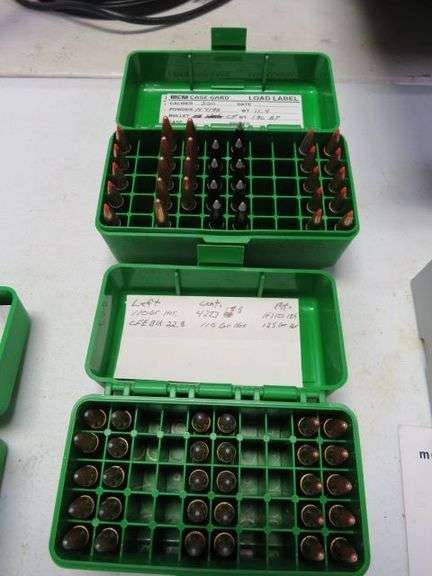 APPROX 50 300 RELOAD ROUNDS - McPherson Auction & Realty