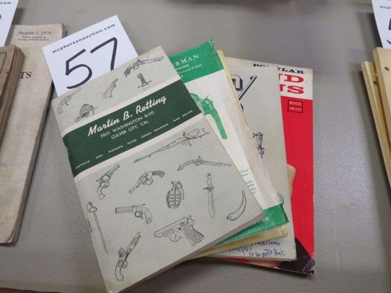 5 ASSORTED GUN BOOKS - McPherson Auction & Realty