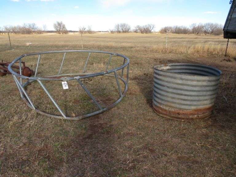 ROUND BALE FEEDER AND A SMALL CULVERT FEEDER - McPherson Auction & Realty