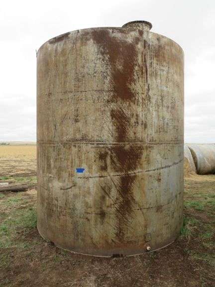 8,000 GALLON BROWN STEEL TANK CO MINNEAPOLIS MINNESOTA UPRIGHT TANK ...