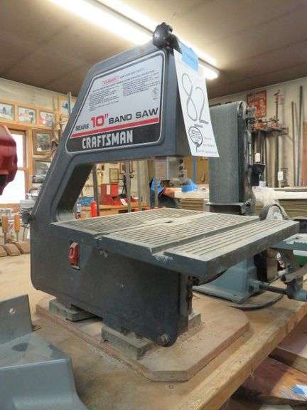 CRAFTSMAN 10" BAND SAW 110 POWER - McPherson Auction & Realty