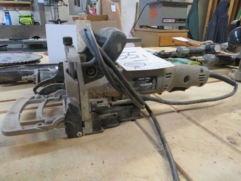 PORTER CABLE MOD. 557 PLATE JOINER - McPherson Auction & Realty