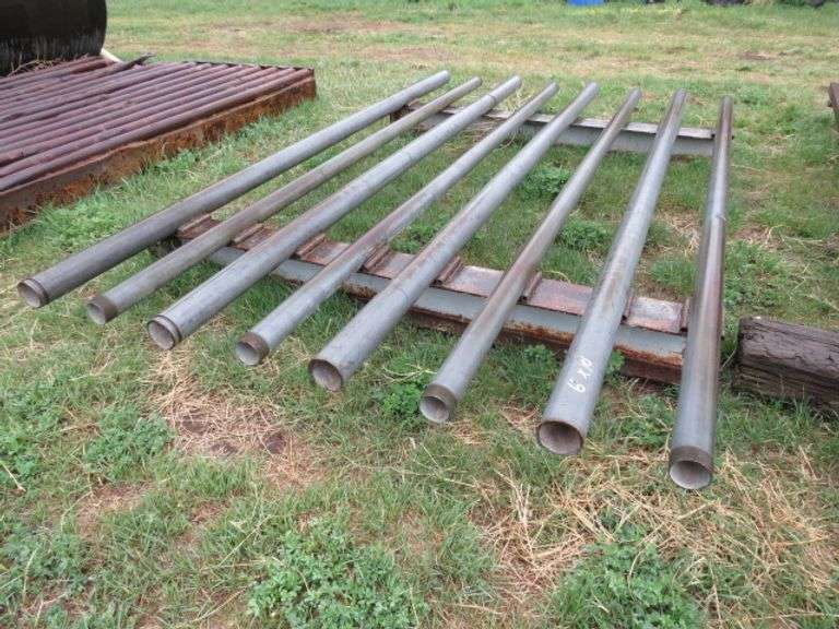 6'X10' 3" & 3 1/2" ROUND GALVANIZED PIPE HOMEMADE AUTO GATE - McPherson ...
