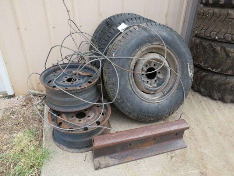 2' RR IRON 3 TIRES AND WHEELS 6 BOLT 15" & 3 5 HOLE RIMS - McPherson ...