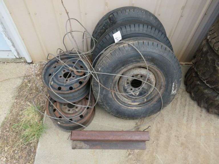 2' RR IRON 3 TIRES AND WHEELS 6 BOLT 15" & 3 5 HOLE RIMS - McPherson ...