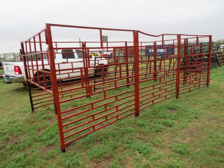 8'X18' STEEL LIVESTOCK RACK IN 9 SECTIONS - McPherson Auction & Realty