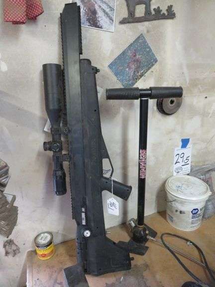 BENJAMIN BULLDOG 357 AIR RIFLE 4-16X50 CENTER POINT SCOPE AND/AIR PUMP ...
