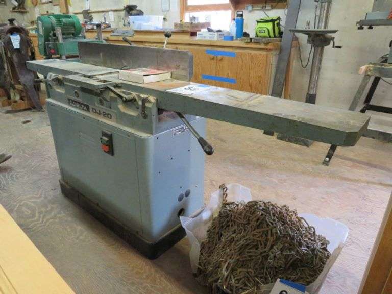 DELTA DJ 20 JOINTER PLANNER 8"X77" (THIS IS A GOOD HVY INDUSTRIAL ...