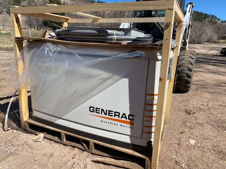 GENERAC WHOLE HOUSE BACKUP GENERATOR ENG.407 CC MODEL # OJ9320 8 KW ...