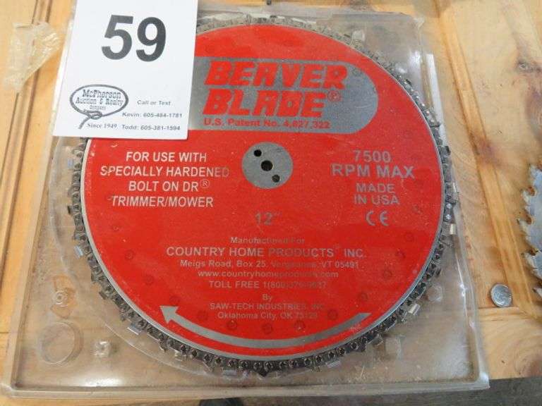 12 " BEAVER BLADE LOOKS TO BE NEW AND IS TO BE USED WITH DR TRIMMER ...