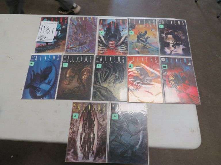 12 ALIENS COMICS - McPherson Auction & Realty