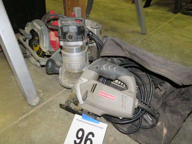 3 PC. CRAFTSMAN POWER TOOL SET - McPherson Auction & Realty