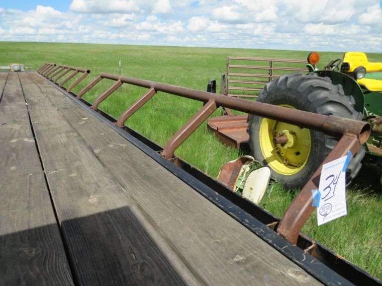 SET OF 6 FLATBED STAKE POCKET HAY RACKS ALL TO GO ONE MONEY - McPherson ...