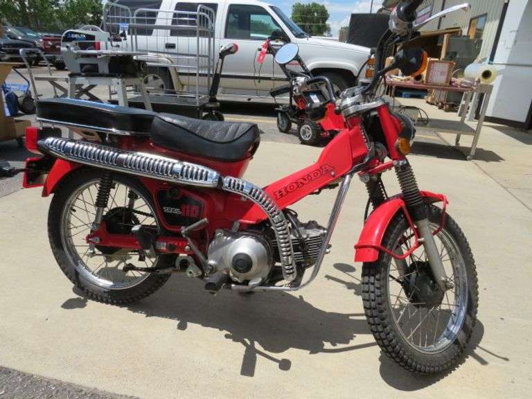 1982 Honda CT110 CC trail bike (excellent condition, red in color ...