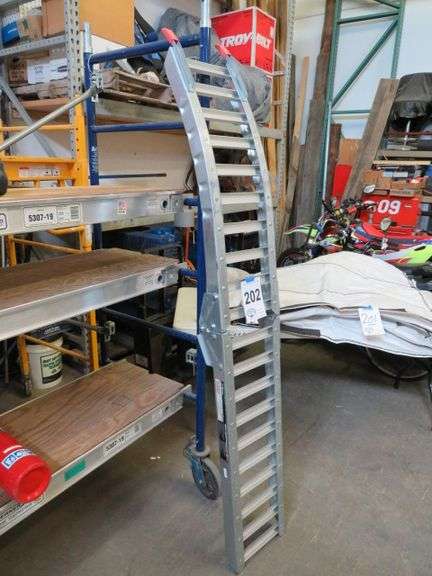 HAUL MASTER FOLDING ARCHED RAMP- FOLDING AND ALUMINUM - McPherson ...