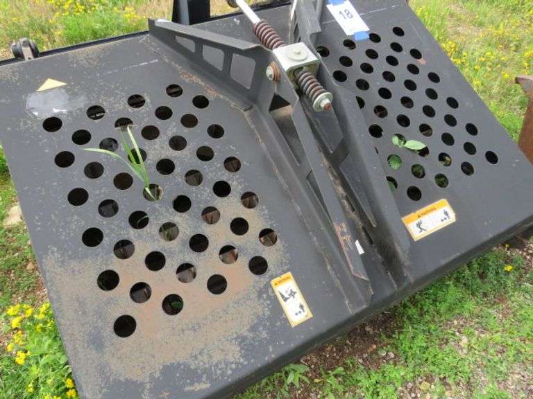 1999 Rock Rake Bucket Attachment for Skidsteer - LR15 Model - HYDRAULIC ...