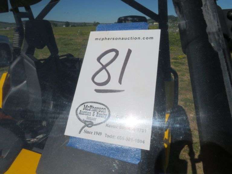 2011 CAN AM COMMANDER W/ ROTAX 1000 ENGINE 6,967 ACTUAL MILES, TILT BOX ...