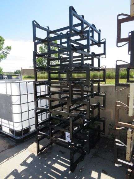 STEEL BARREL RACKS - FIT VARIOUS BARREL - THEY HAVE BEEN USING 55 ...