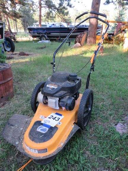 CUB CADET WST100 22" 140CC WHEELED STRING TRIMMER RUNS GREAT EXTRA ...