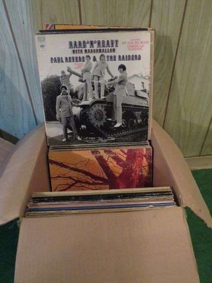 BOX OF VYNIL RECORDS - McPherson Auction & Realty