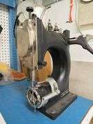 WORK BENCH WITH PEG BOARD BACK INCLUDES TIPPMANN BOSS HAND STITCHER ...