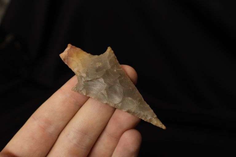 Large 3 1/8" Langtry Point - McDearmans Artifact Auctions