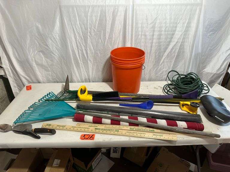 Flag, Yard Sticks, Extension Cord, Bike Seat, Garden Tools - Meagher ...