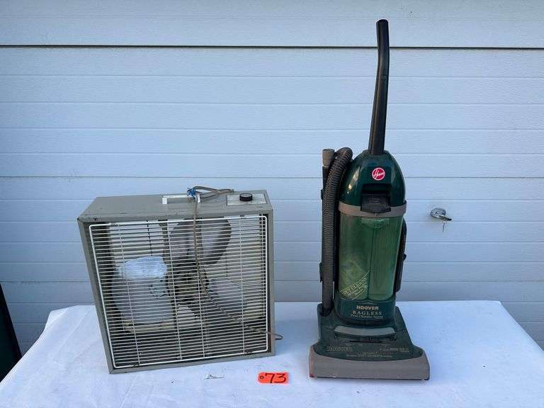 Box Fan, Vacuum - Meagher Auctioneers