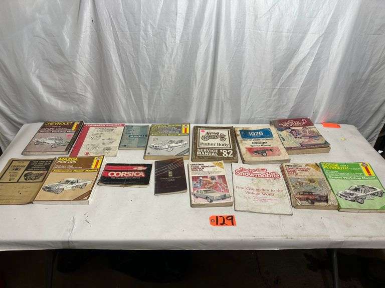Automotive Books & Manuals - Meagher Auctioneers