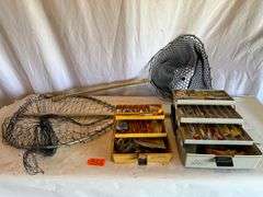 Tackle Boxes, Fishing Tackle, Fish Nets - Meagher Auctioneers