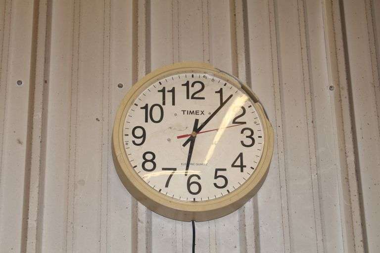 Timex 12” Wall Clock - Meagher Auctioneers