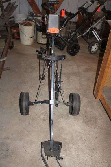 Intech Lite Rider Golf Club Pull Cart - Meagher Auctioneers