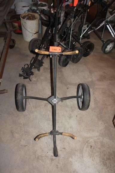 Intech Lite Rider Golf Club Pull Cart - Meagher Auctioneers